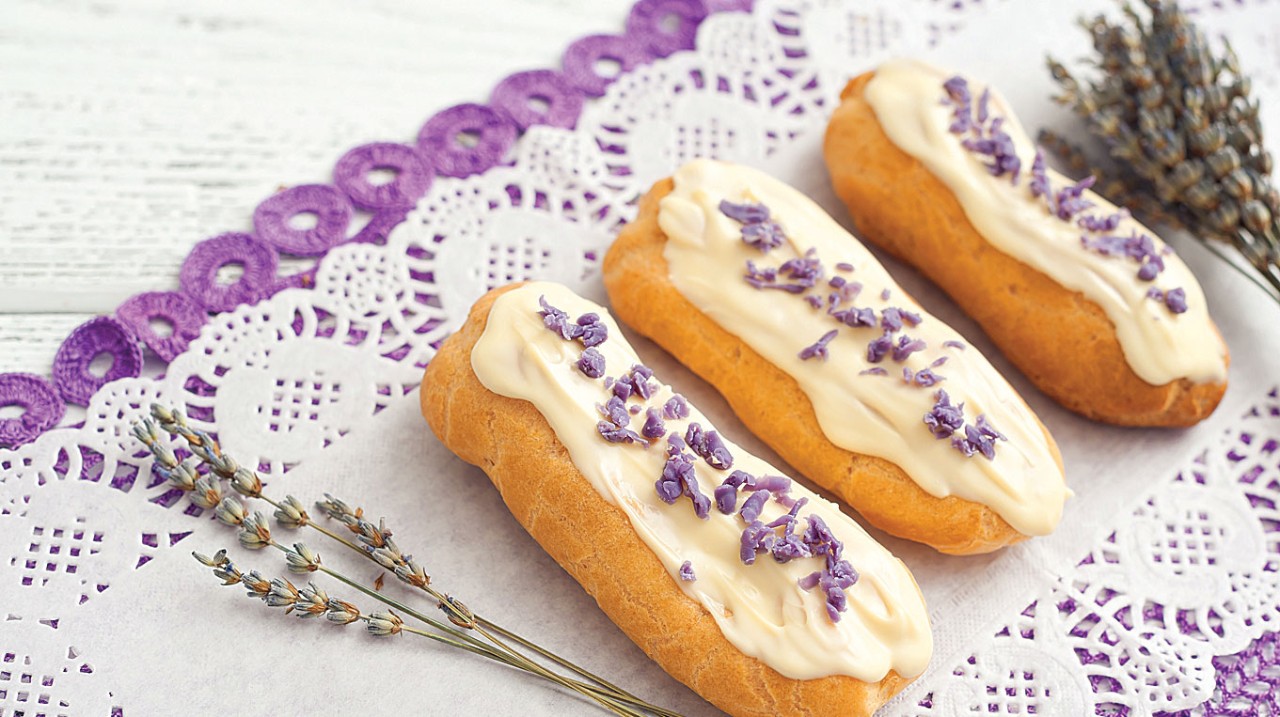 Recept: Ekleri s kremom od vanilije i lavandom | Dobar tek