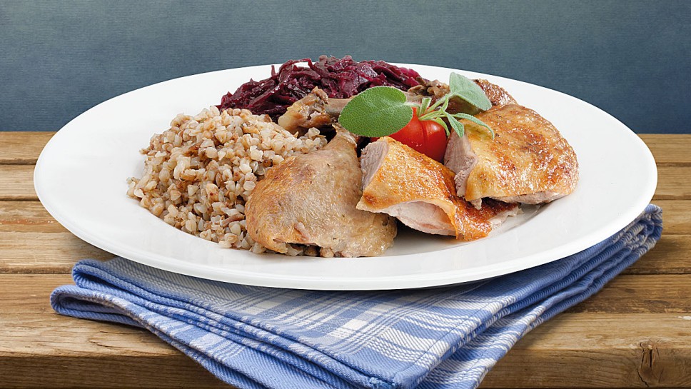 Recept: Patka na međimurski s hajdinom kašom | Dobar tek