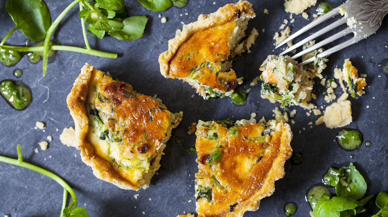 Recept: Tart od dimljene pastrve i potočarke | Dobar tek