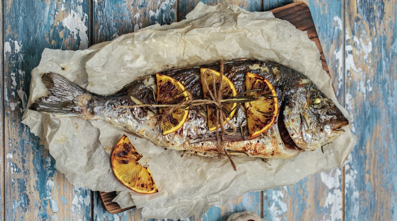 Recept: Orada iz pećnice s narančom i češnjakom | Dobar tek