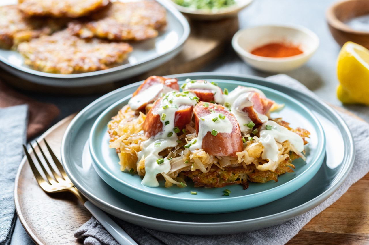 Recept: Popečci od krumpira s kobasicom i kiselim kupusom | Dobar tek