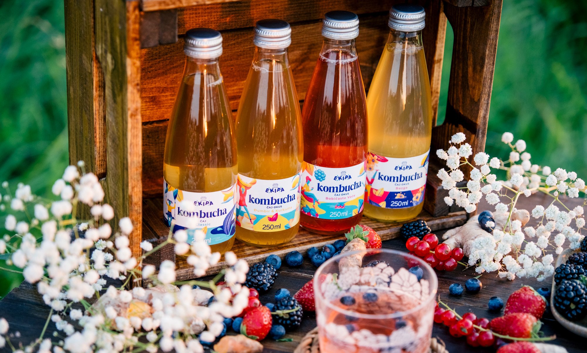 EKIPA Kombucha BIO napitak u SPAR i INTERSPAR trgovinama